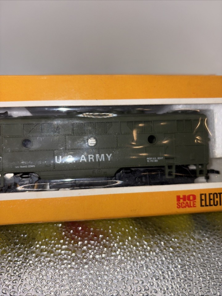 HO SCALE - COX 'US ARMY MILITARY' - LOCOMOTIVE | eBay