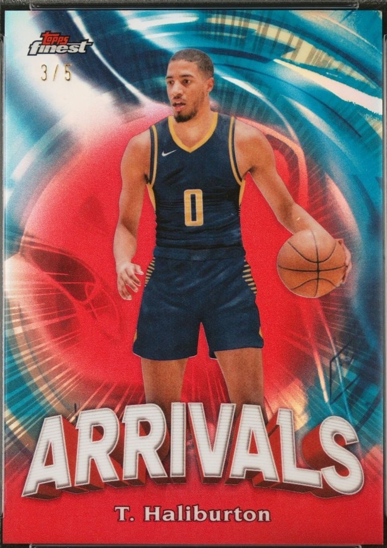 2023-24 Topps Finest - Arrivals Tyrese Haliburton #A-4 Red Refractor /5 ...