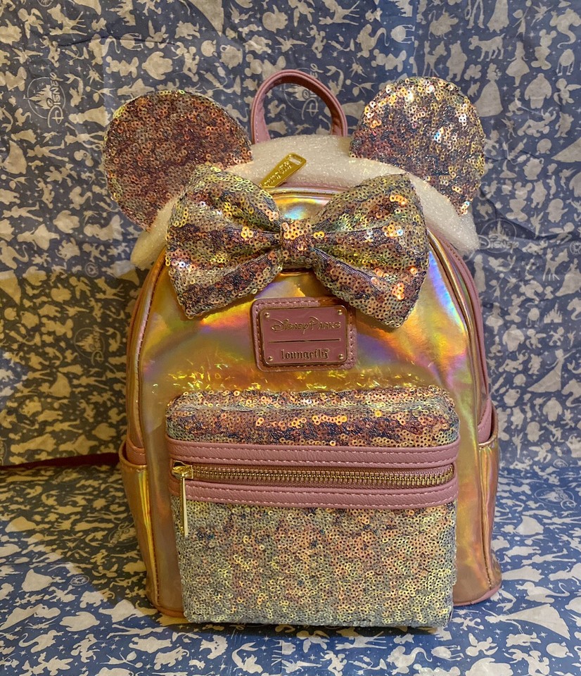 Iridescent EARidescent Mini Backpack Loungefly Disney 50th anniversary ...