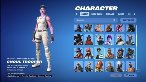 OG FN ACC 250+ SKINS PINK GHOUL,PURPLE SKULL READ DISCRIPTION !!! | eBay