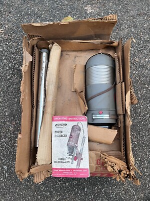Brooklyn Federal Photo Enlarger Model 269 + Red Plate Box Metal 1950s ...