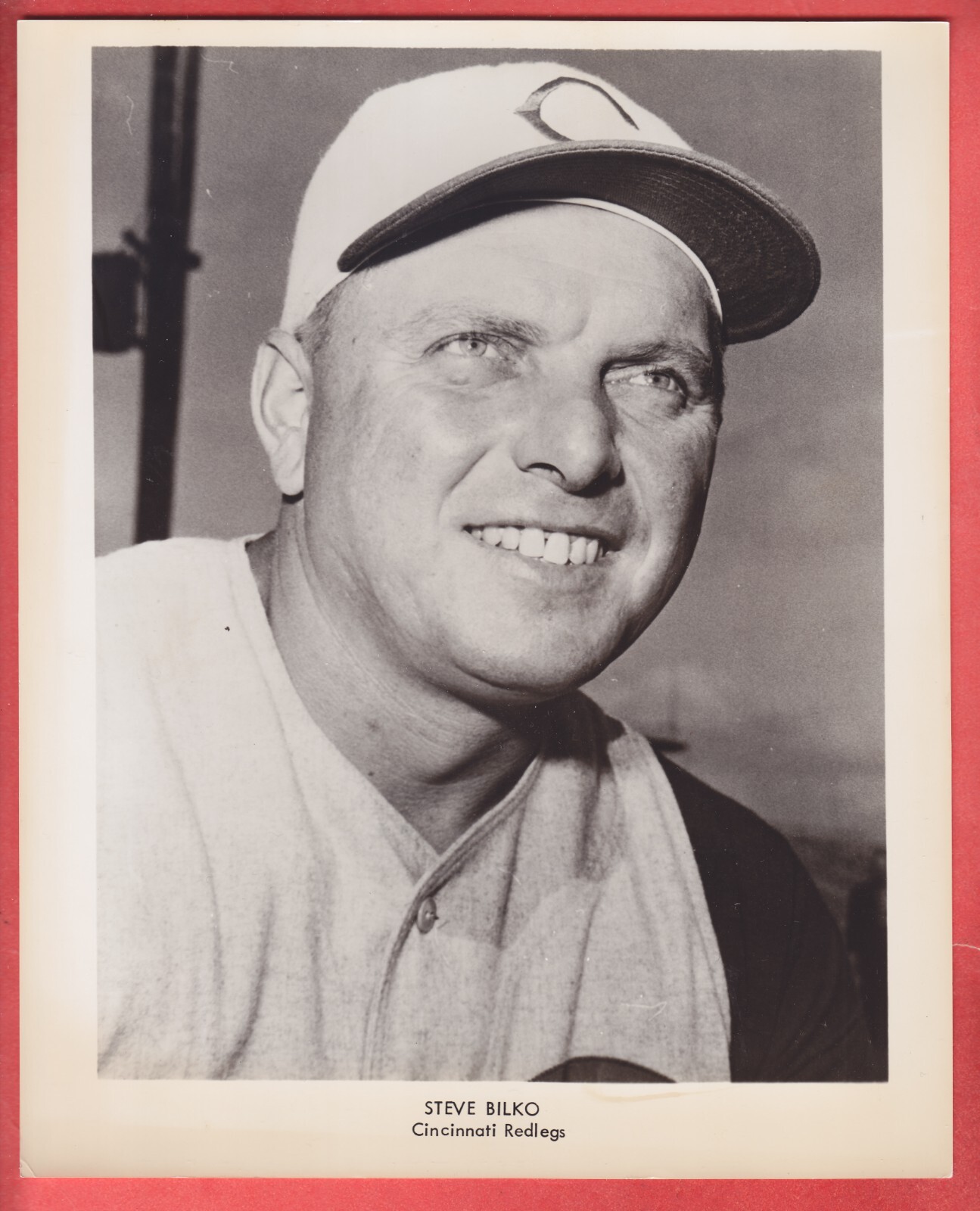 1958 CINCINNATI REDS TEAM ISSUE 8 X 10 GLOSSY STEVE BILKO | eBay