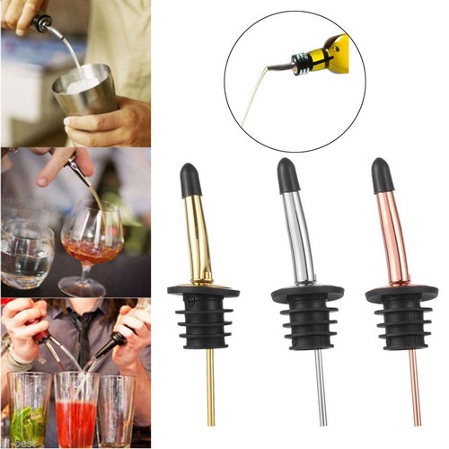 Spirit Dispenser Free Flow Bottle Cap Spout Stopper Stainless Steel ...