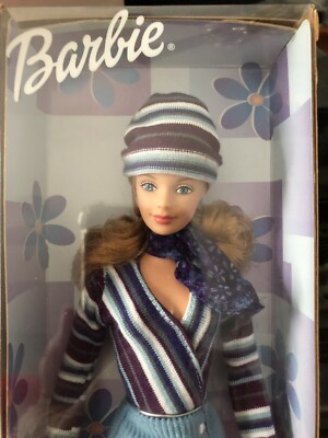 1999 Corduroy Cool Mattel Barbie Doll Blue Dress 24658 NRFB 74299246586 ...