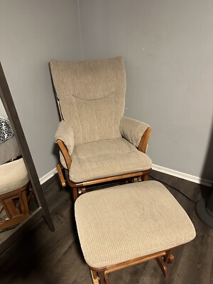 Rocking Chair And Leg Rest (pick up only) | eBay