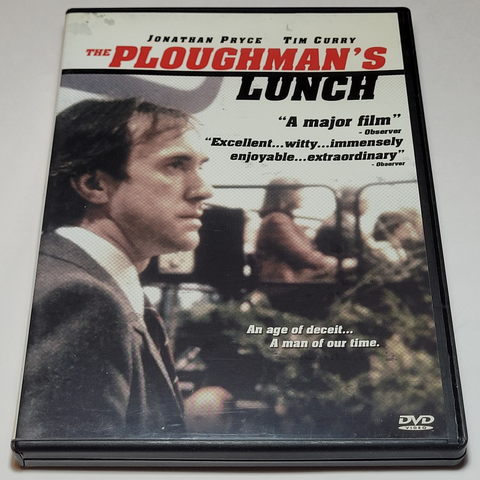 The Ploughman's Lunch (DVD, 1982) Jonathan Pryce Tim Curry Free 1-Day ...