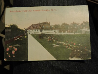 Rare 1914 Knickerbocker Field Club Flatbush Brooklyn New York City NYC ...