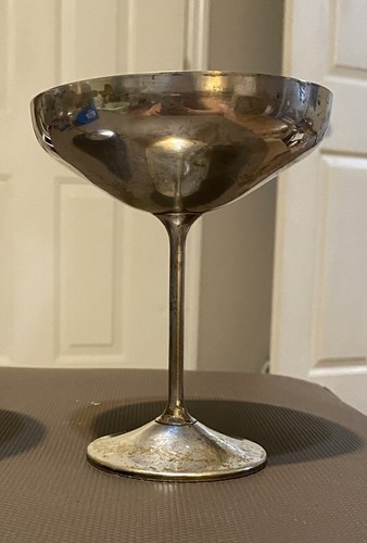 Bridalane Spanish Champagne Goblets Silver Plate Signed Stamped Vtg Lot ...