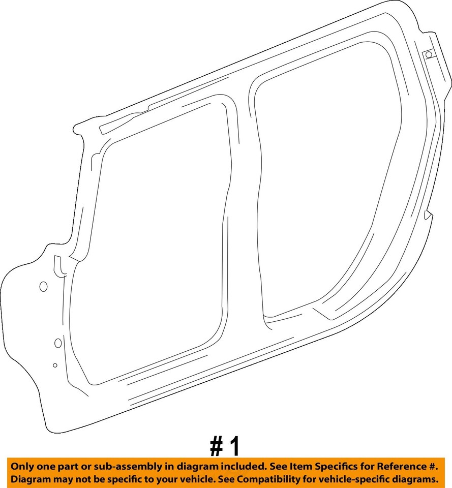 GM OEM 03-09 H2 Pillars, Rocker Floor Uniside-Uniside Assy 88980677 | eBay