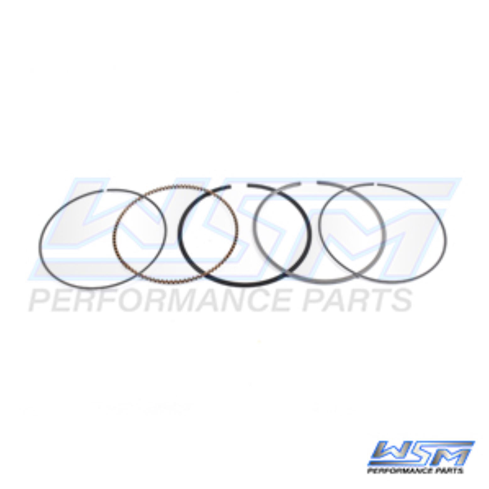 WSM Piston Rings Honda 500 Rubicon 01-14 1mm Over - 51-232-07, 13012 ...