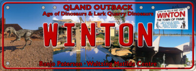 Winton QLD plates Australia Number Licence Tin Sign license plate | eBay