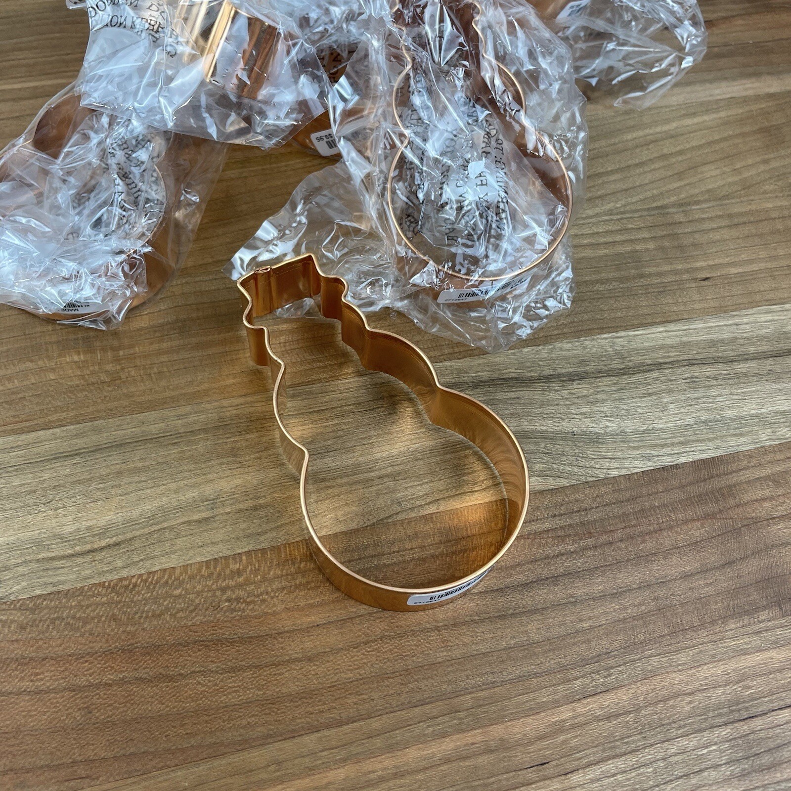 Williams Sonoma Copper Snowman Cookie Cutters Set of 6 NWOT | eBay