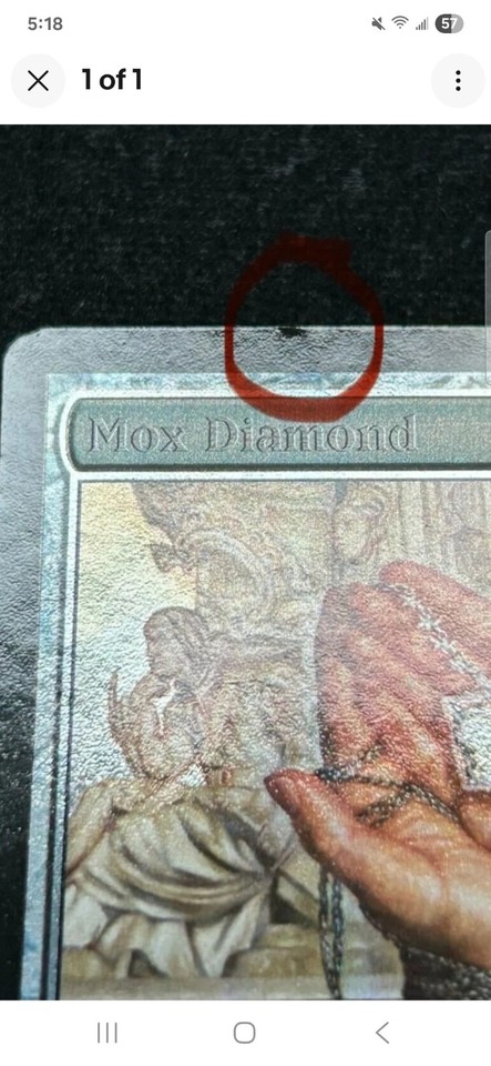 Mox Diamond From the Vault: Relics Foil | eBay