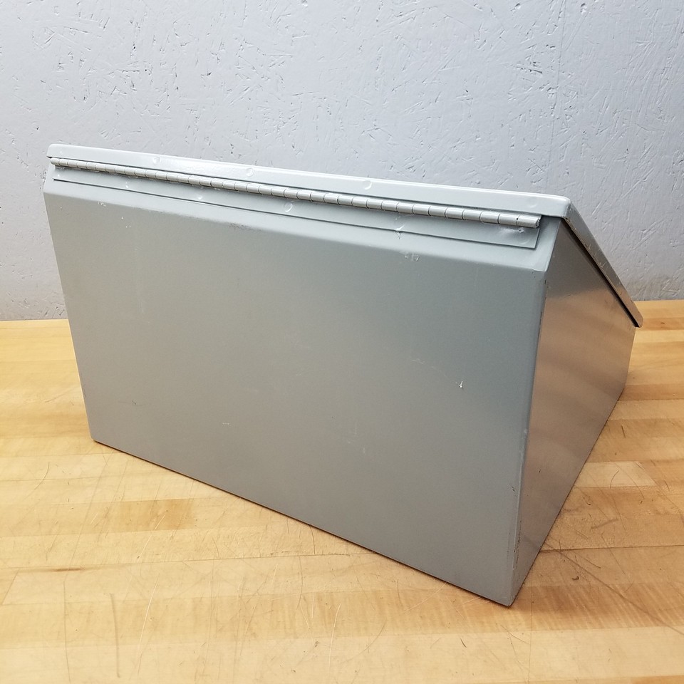 Hoffman C20C20 Consolet Sloped Cover Steel Enclosure - NEW | eBay UK