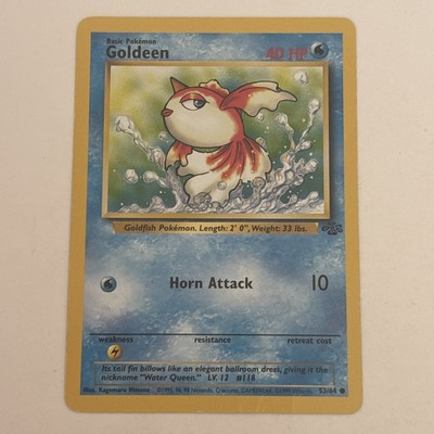 Pokémon TCG Goldeen Jungle 53/64 Regular Common 1st Edition Card LP | eBay