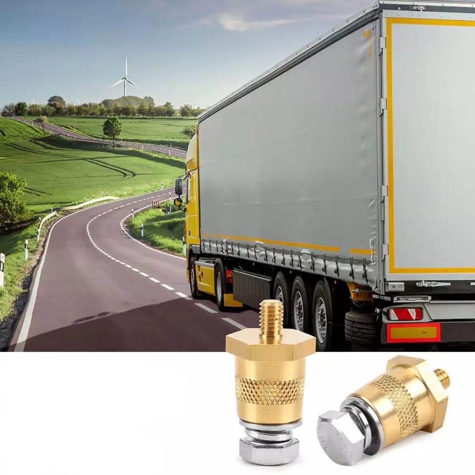 2pc Battery Pole Adapter Terminal Connector Fittings M6 Thread Post ...