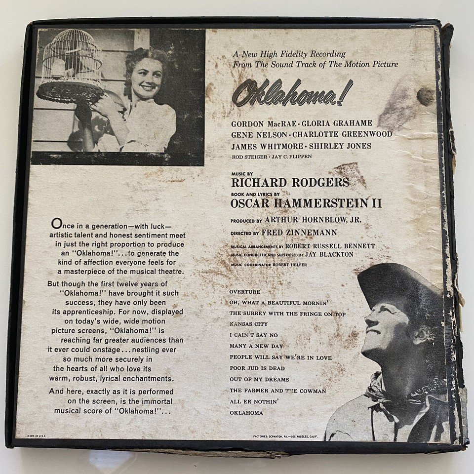 Oklahoma! Movie Vinyl Soundtrack 45s Box Set (1955) | eBay