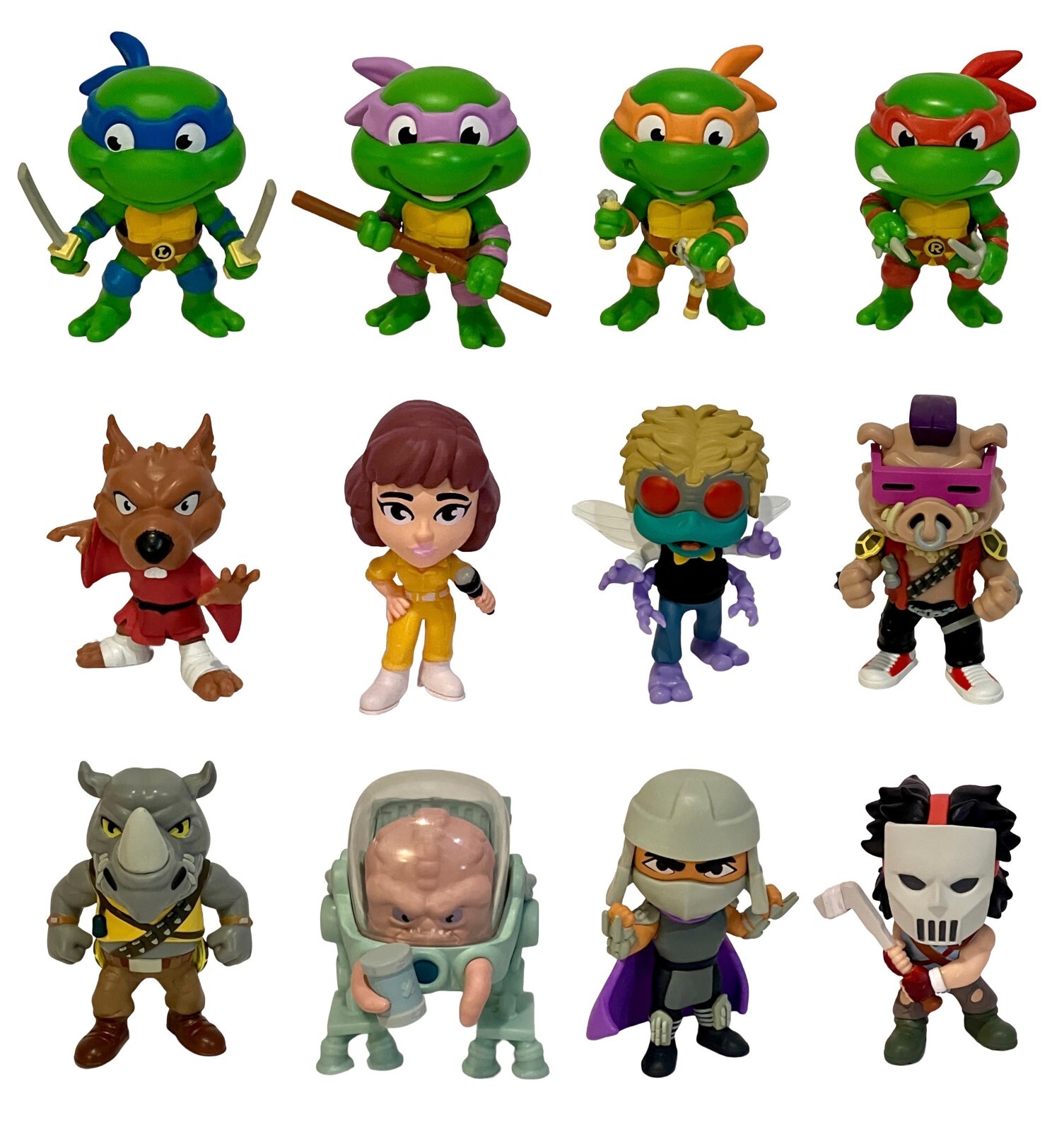 Mix & Match Teenage Mutant Ninja Turtles TMNT Mystery Mini Vinyl Figure ...