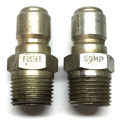 Foster 3/4" Male NPT Quick Coupler 50MP [Lot of 2] NOS | eBay