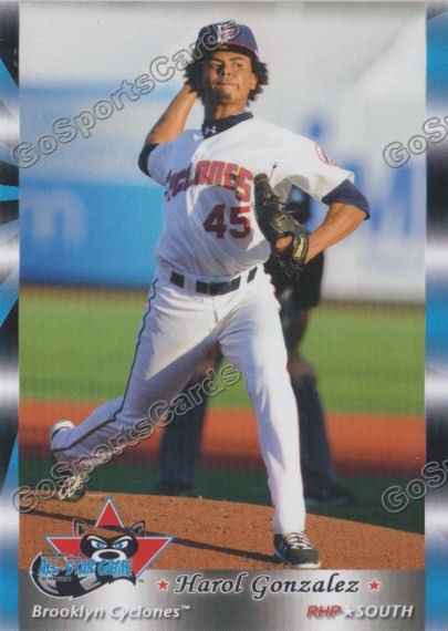 2016 New York Penn League All Star NYPL S Harol Gonzalez RC Rookie NY ...