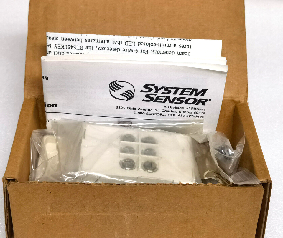 System Sensor RTS451KEY Fire Alarm Smoke Detector Remote Test | eBay