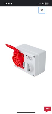 GEWISS GW66009 16A, 346-415V Interlocked Horizontal Socket | eBay UK