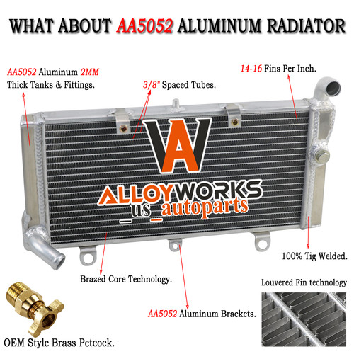 3 Rows Aluminum Radiator For 1991-2002 97 Honda ST1100 Series Pan ...