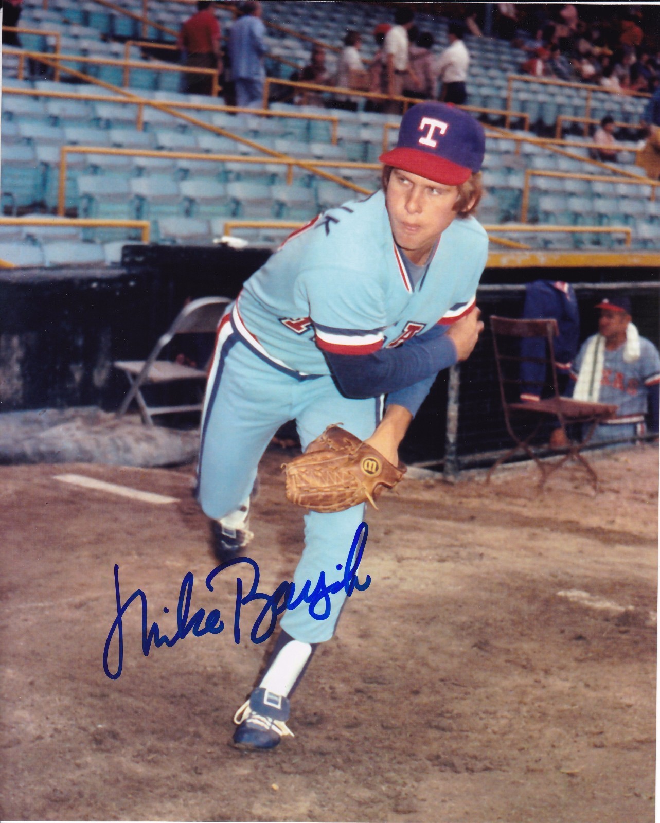 Mike Bacsik autographed 8x10 Texas Rangers Free Shipping #1* | eBay