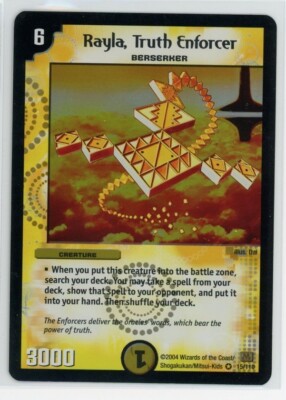 2004 Wizards of the Coast Duel Masters Rayla Truth Enforcer Holo 15/110 ...