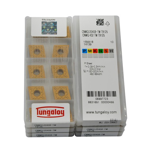 60pcs CNMG120408 TM CNMG432 TM T9125 New Carbide Inserts CNC blade CNMG ...