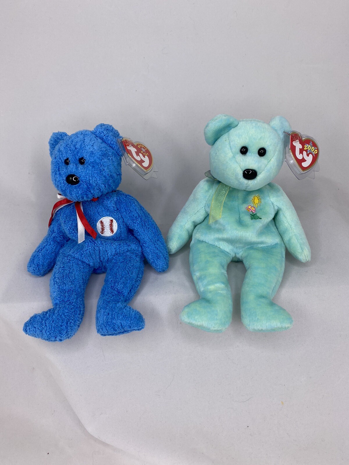 TY Beanie Babies "ARIEL" the Aids Foundation Bear & ADDISON W/ Tag ...