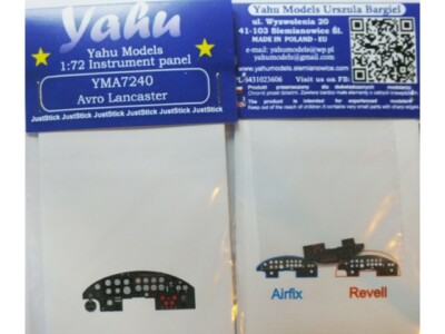 YAHU YMA7240 Avro Lancaster 1/72 Instrument panel | eBay