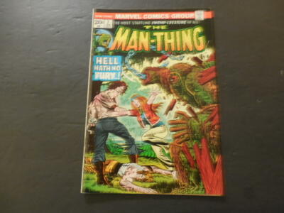 Man-Thing #2 February 1974 Bronze Age Marvel Comics ID:15302 | eBay