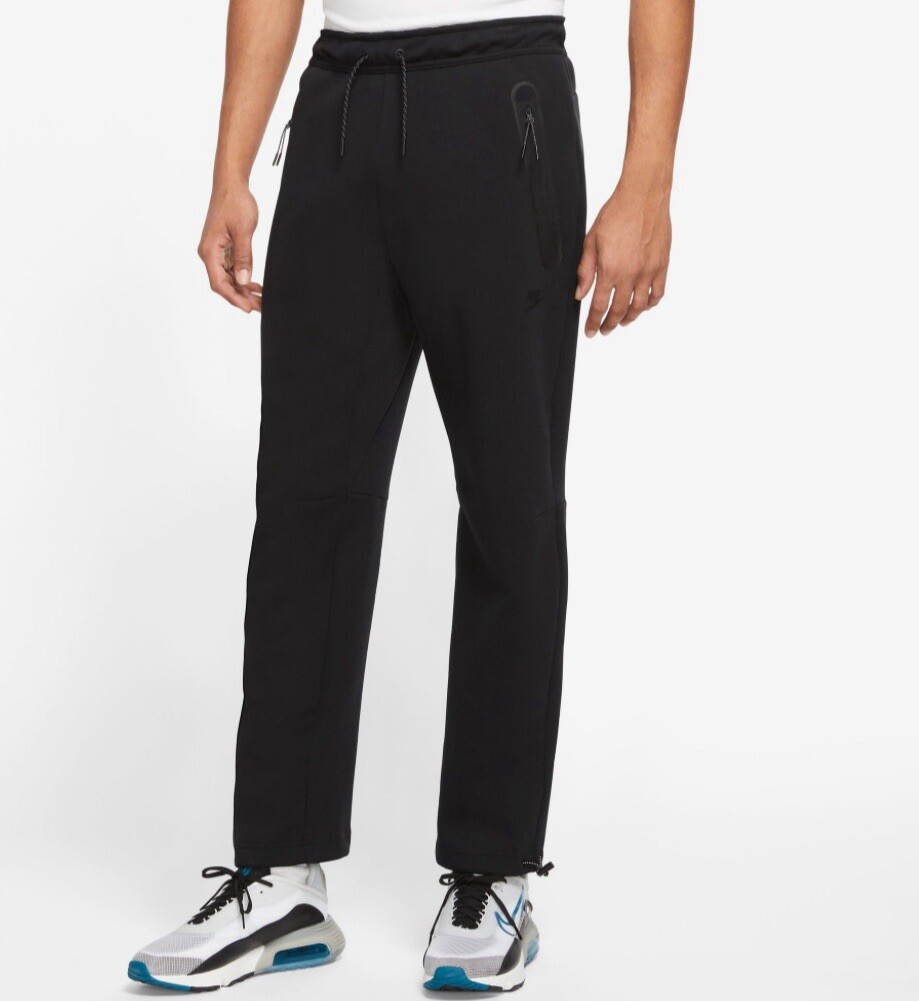 Nike Sportswear Tech Fleece Men's Large Open Hem Sweatpants FB8012-010 ...
