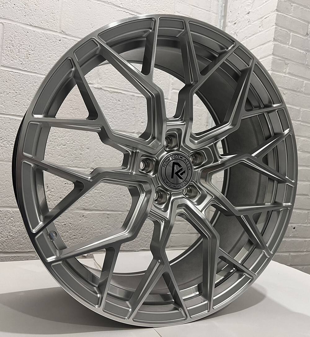 4 RF3 20 inch STAGG Hyper Silver Rims fits BMW 5 Series Gran Turismo ...