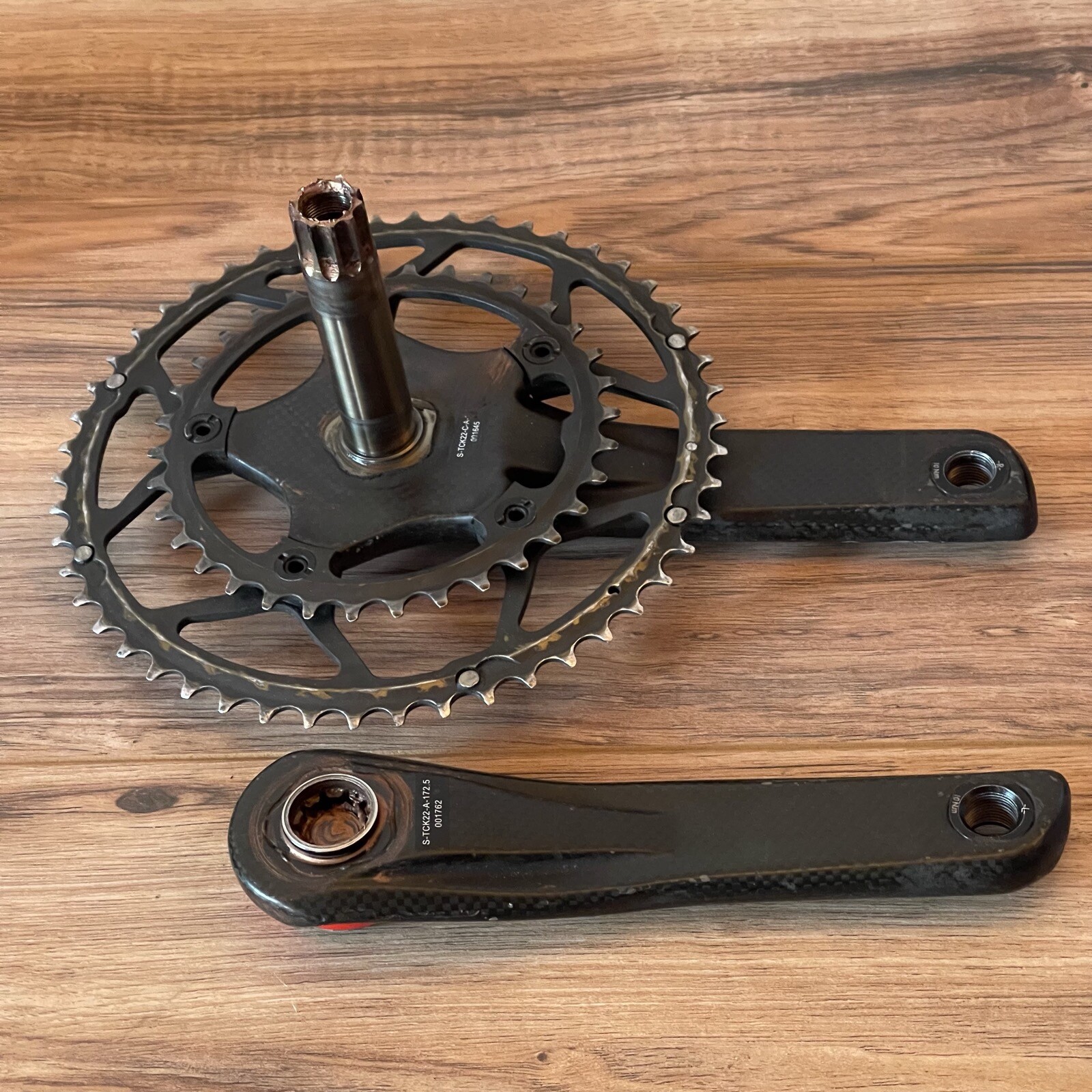 TIME Power Drive ASX Titanium Axle Compact Crankset 50/34 110BCD ISIS ...