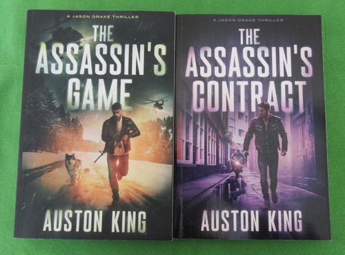 LOT 2 TRADE PB JASON DRAKE THRILLERS BY AUSTON KING: THE ASSASSIN'S ...