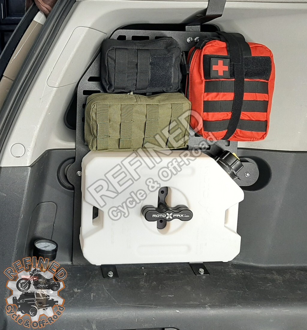 Toyota FJ Cruiser Molle Panel Drivers Side Cargo Area Storage Rack MR3 ...