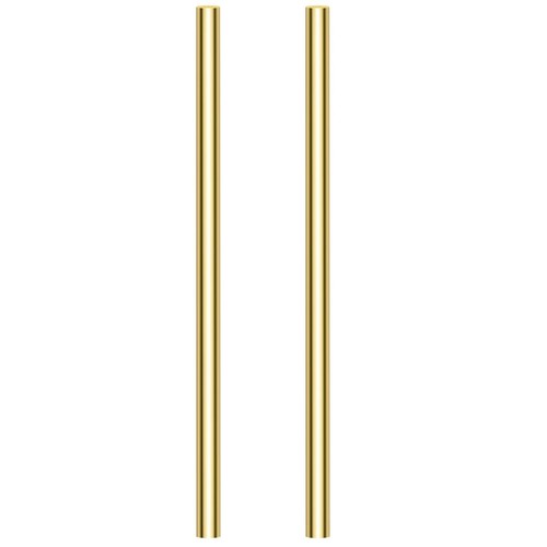 2 Pieces 9mm Brass Round Rods, Brass Solid Round Rod Lathe Bar Stock ...