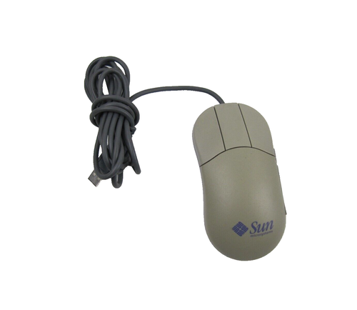 SUN Microsystems USB Trackball Mouse Wired Corded Vintage Genuine 3 ...