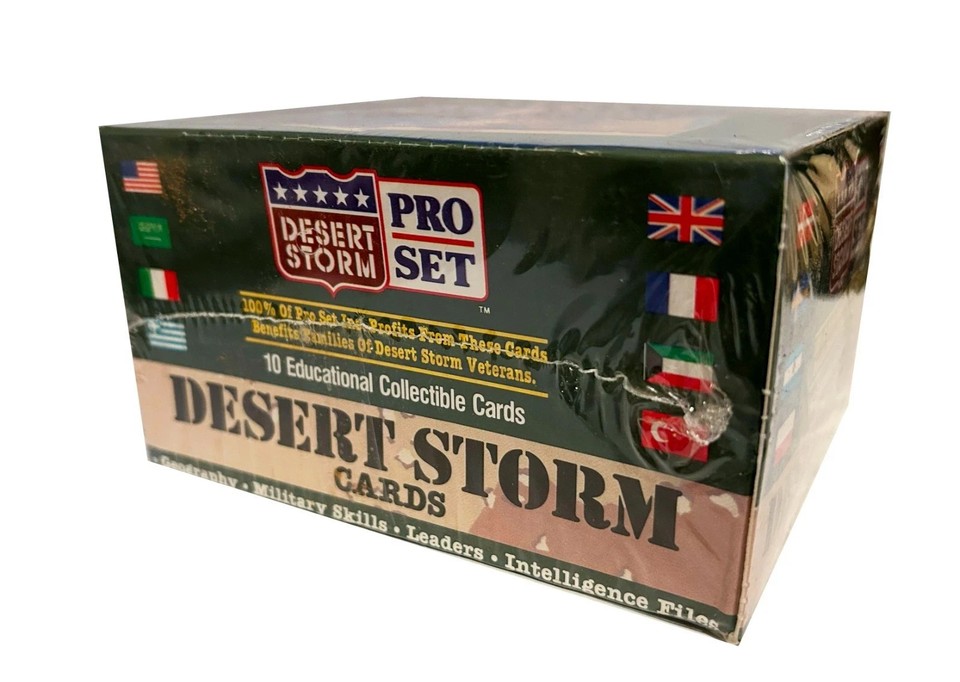 Desert Storm Pro Set 1991 Military Trading Cards VINTAGE NEW SEALED | eBay