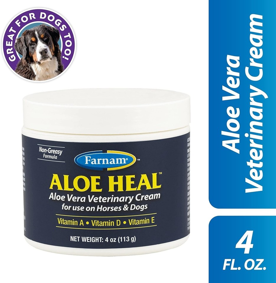 Farnam Aloe Heal Aloe Vera Veterinary Cream for use on Horses and Dogs ...