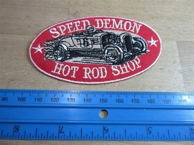 Patch Speed Demon Hot Rod Shop Custom Hot Rods Nose Art Rockabilly V8 ...