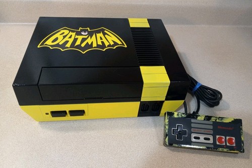 Nintendo NES Custom Painted Console & Controller - Batman Theme, New ...