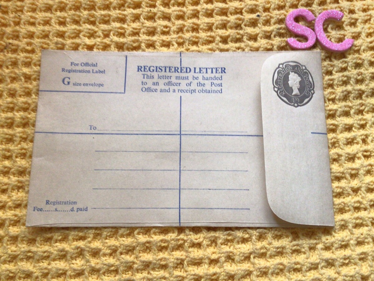 Registered Letter Format HM Land Registry Letter: Notice Of Entry Of A