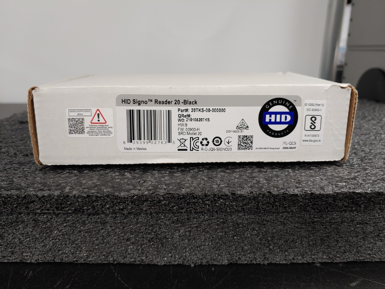 HID 20TKS-00-00000 HID Signo Reader 20 Black Contactless Smartcard ...