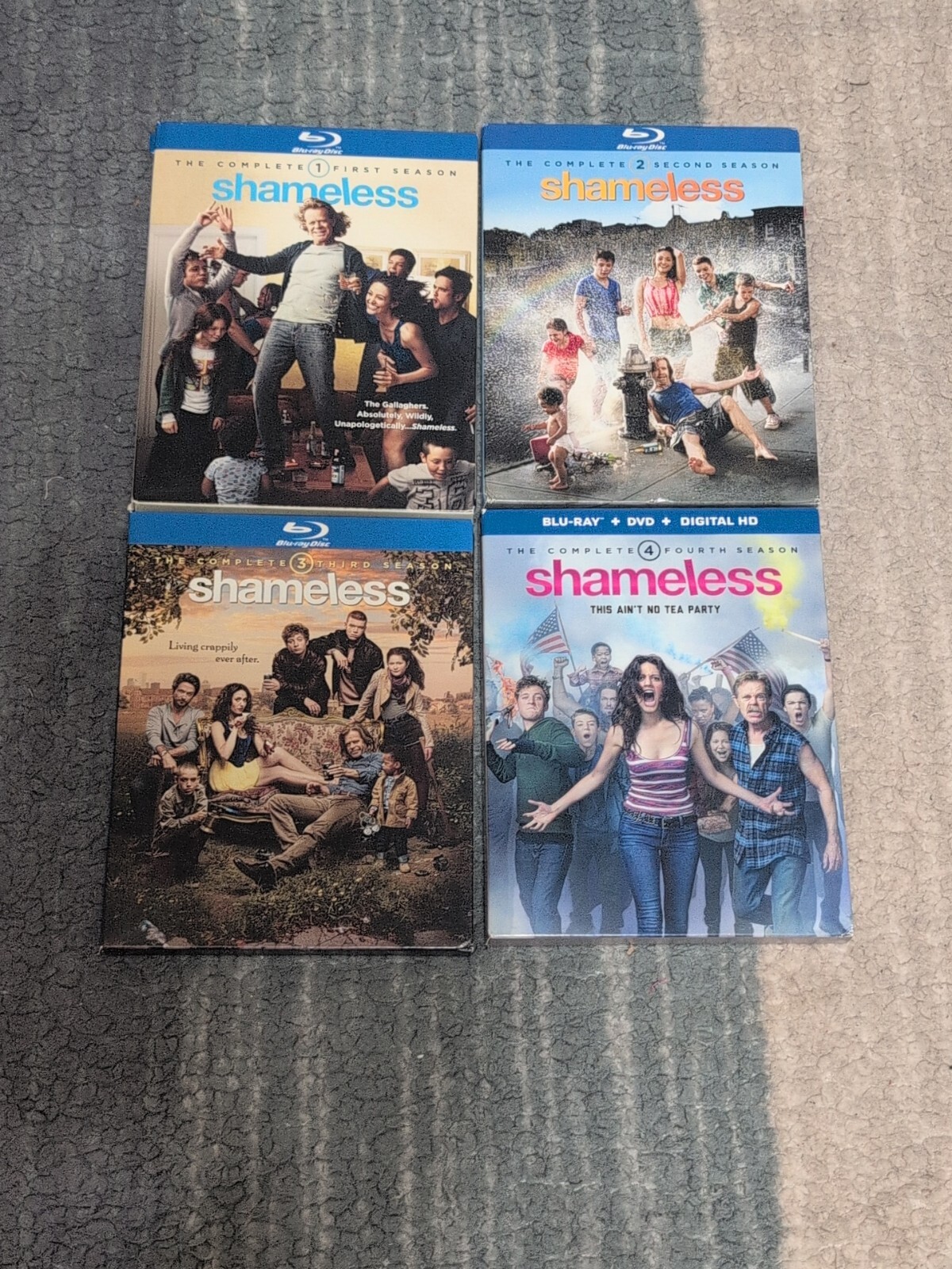 Shameless: the Complete 1, 2, 3 &4 Seasons Lot (Blu-ray) | eBay