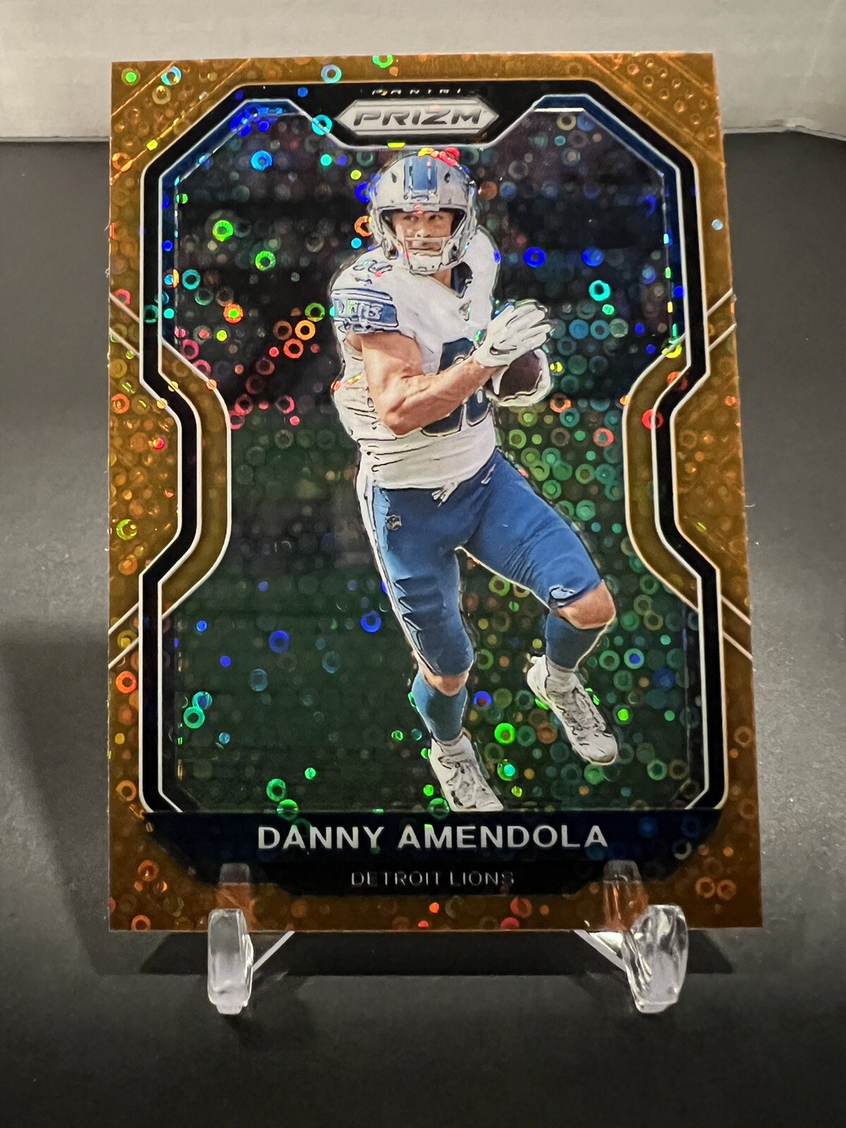 Danny Amendola 2020 Panini Prizm Orange Disco Prizm Card #198 Detroit ...
