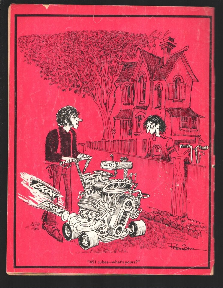 CARtoons #59 1971-Petersen-Race car & hot rod gags-jokes-comics-VG | eBay