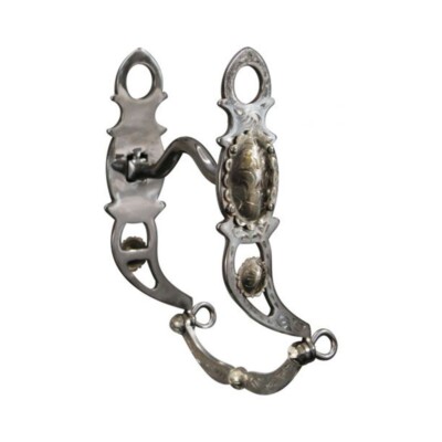 PONY BIT Stainless Fully Engraved Silver 6.75" Cheeks 3.75 " Medium ...